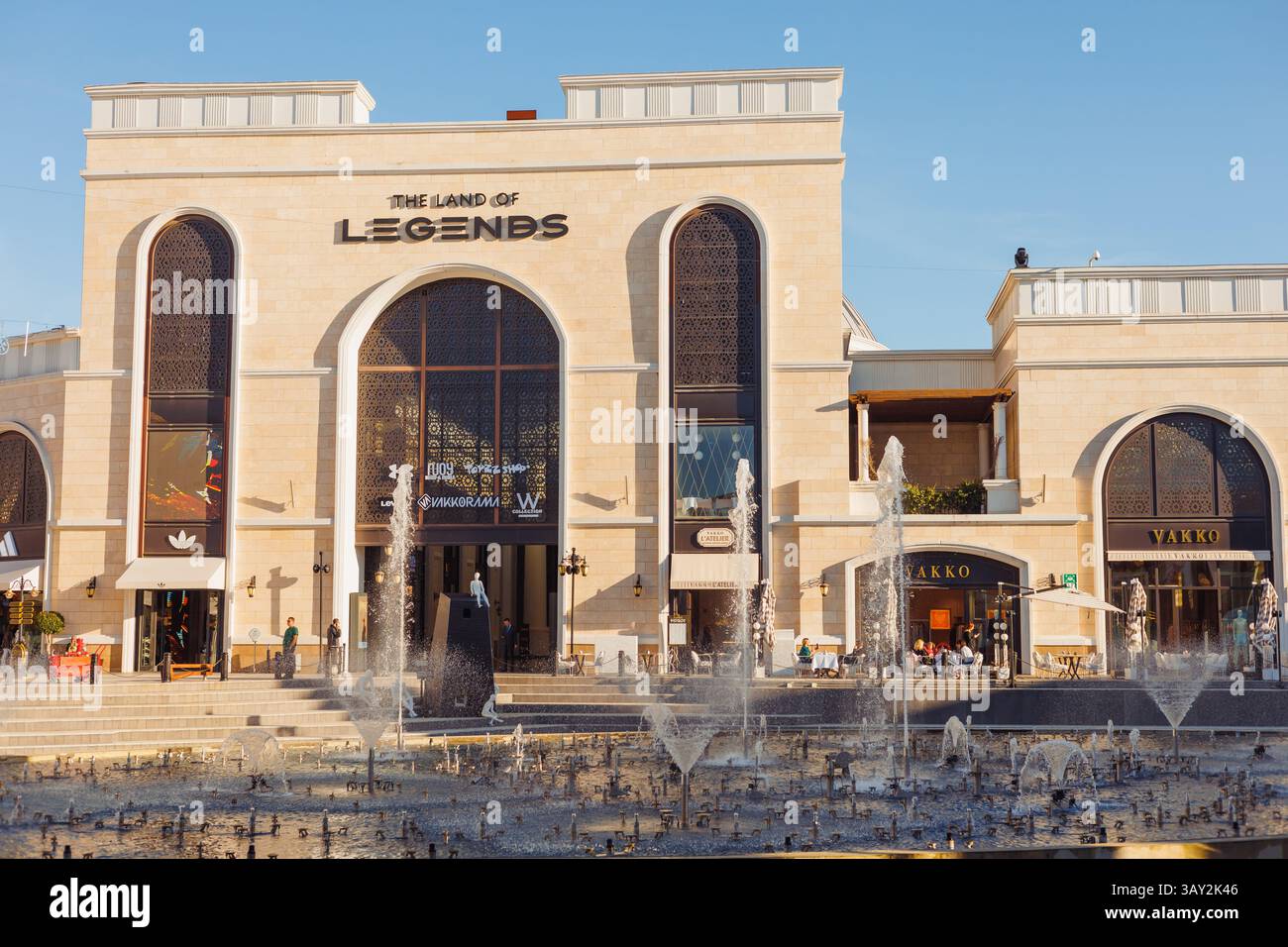 Antalya, Turkey - March 12, 2025: The Land of Legends shopping street ...
