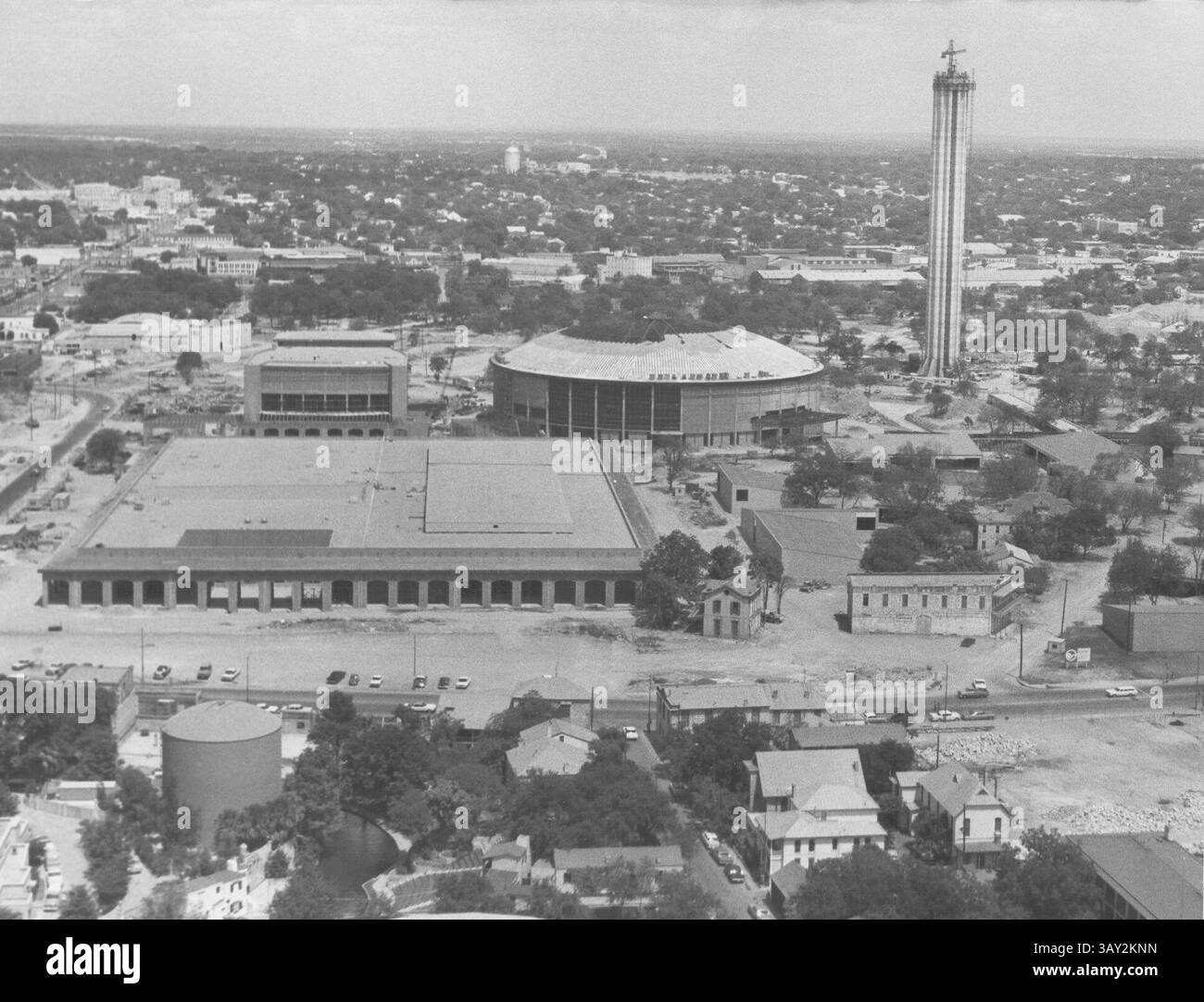 Jun 3, 1967 - San Antonio, Texas, U.S. - Aerial view of HemisFair ...