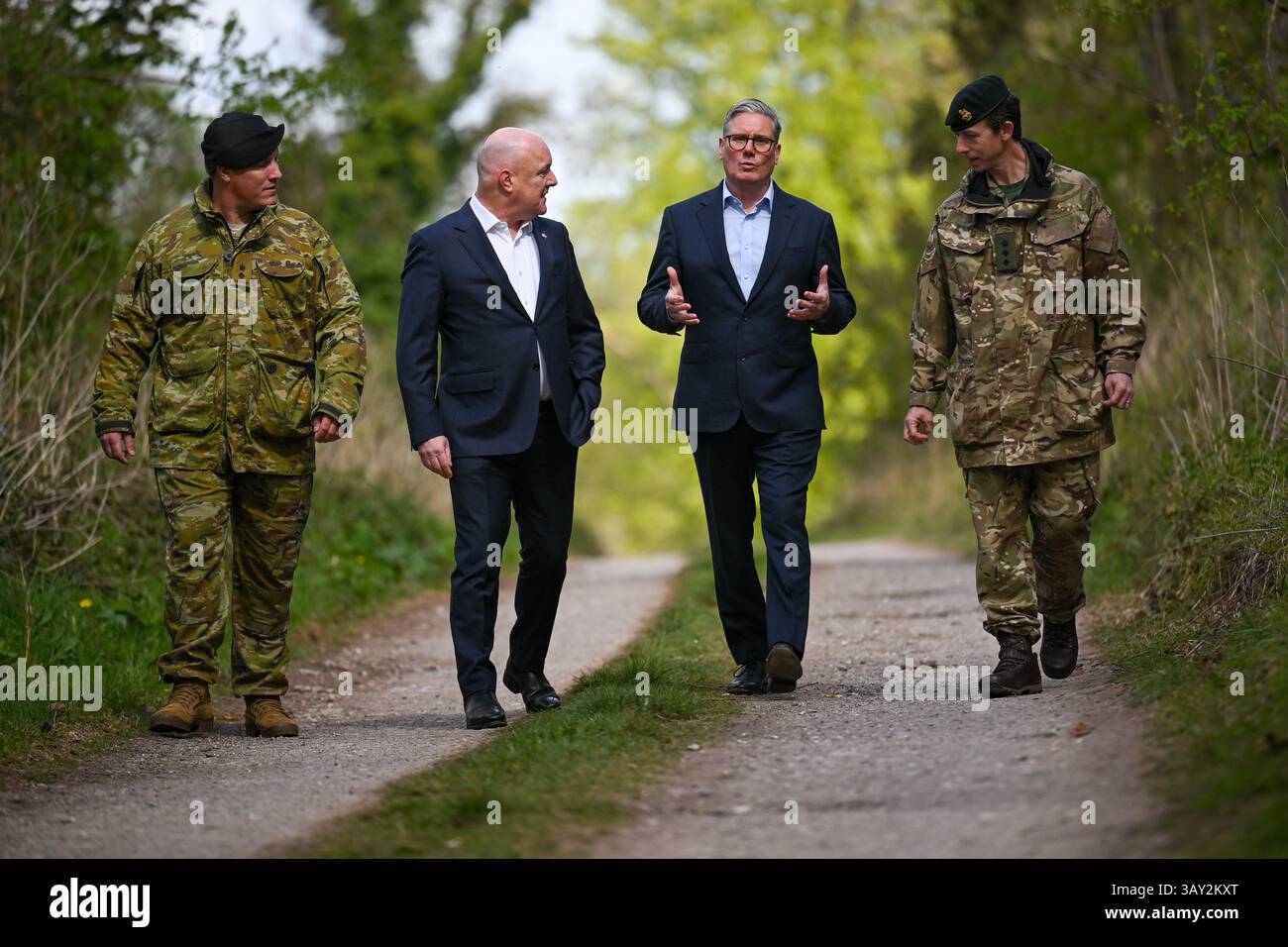 Prime Minister Sir Keir Starmer (2nd right) and Prime Minister of New ...