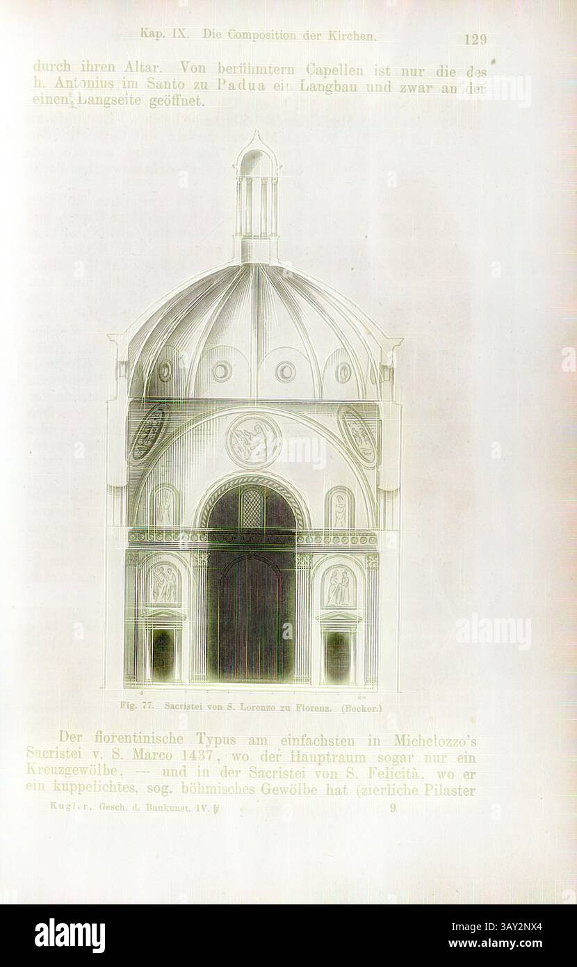A detailed architectural illustration of a domed structure, featuring ...