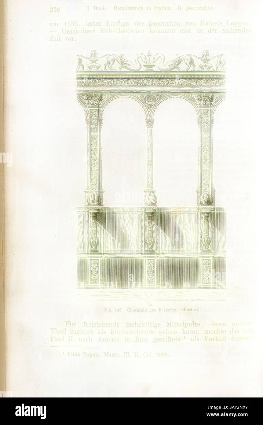An ornate architectural design featuring intricately detailed columns ...