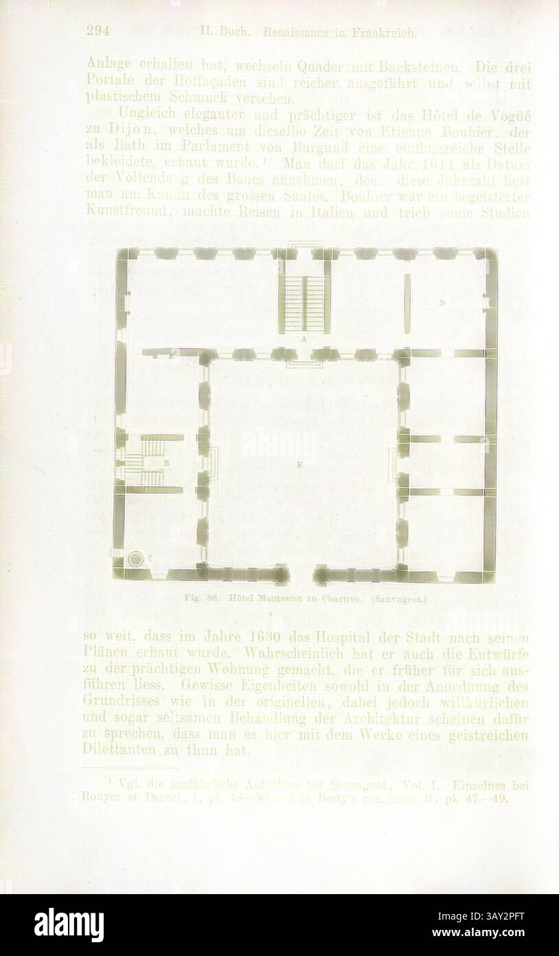 A detailed architectural layout of a historic building, showcasing ...