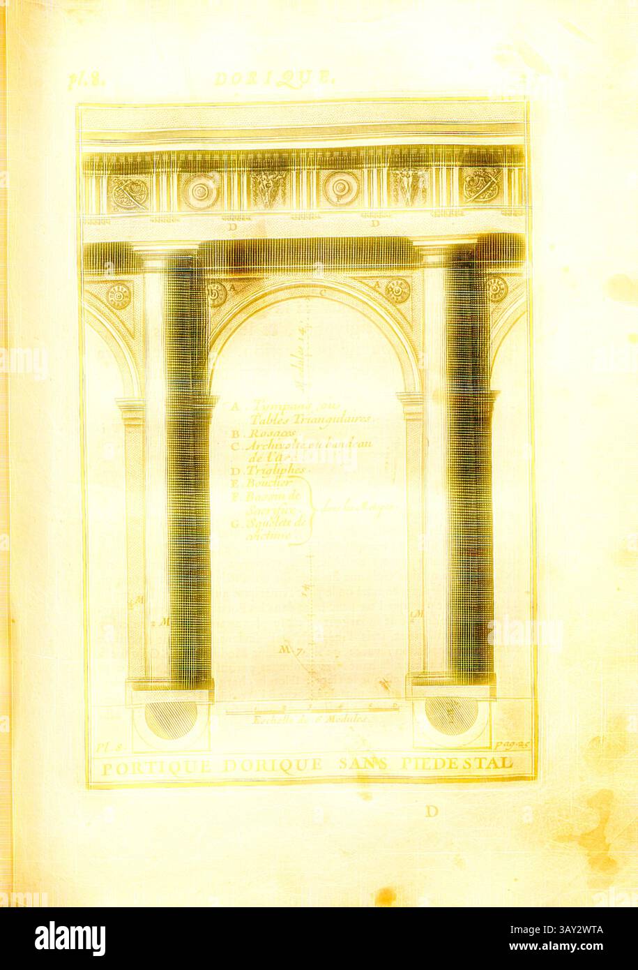Simplicity characteristic of doric architecture hi-res stock ...