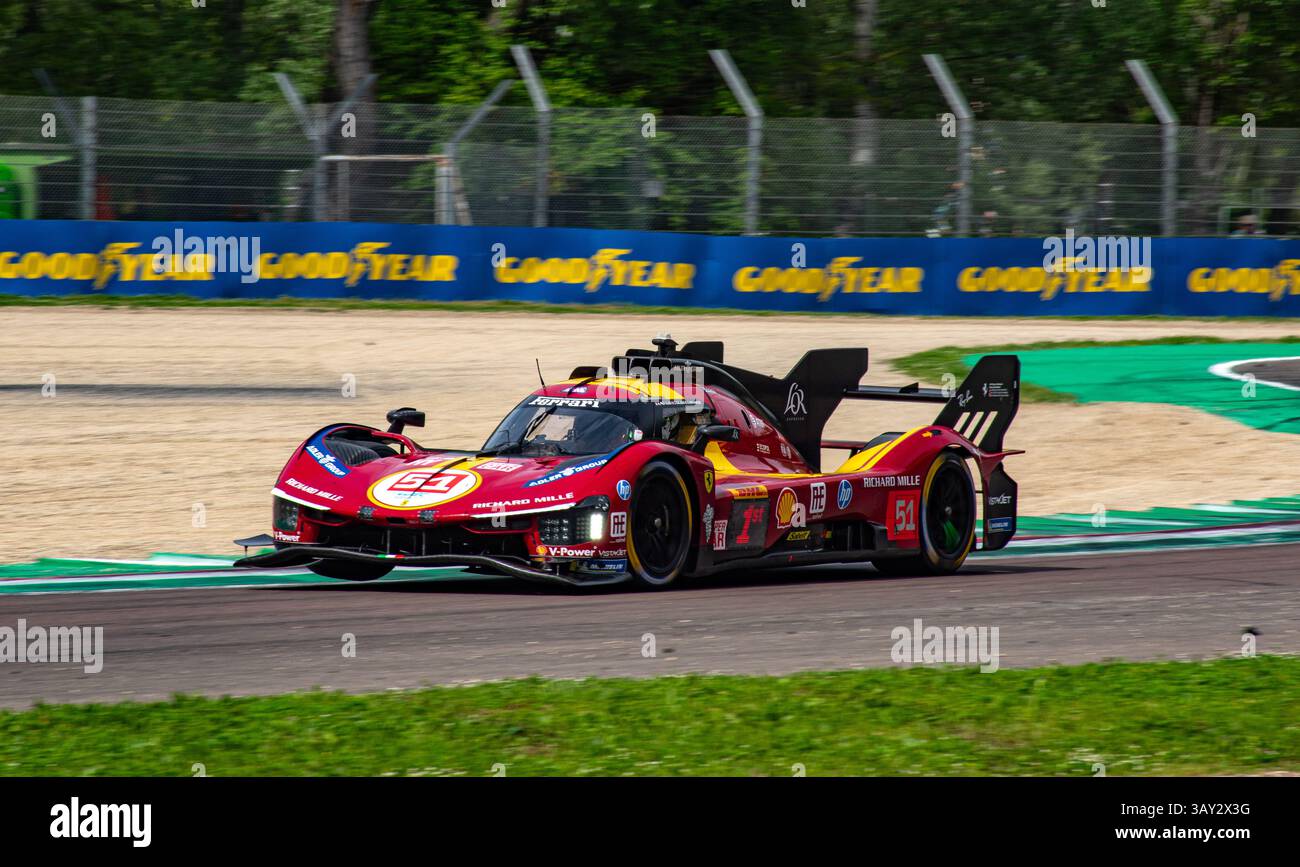 Ferrari 6 hours Imola WEC 2025 Stock Photo - Alamy