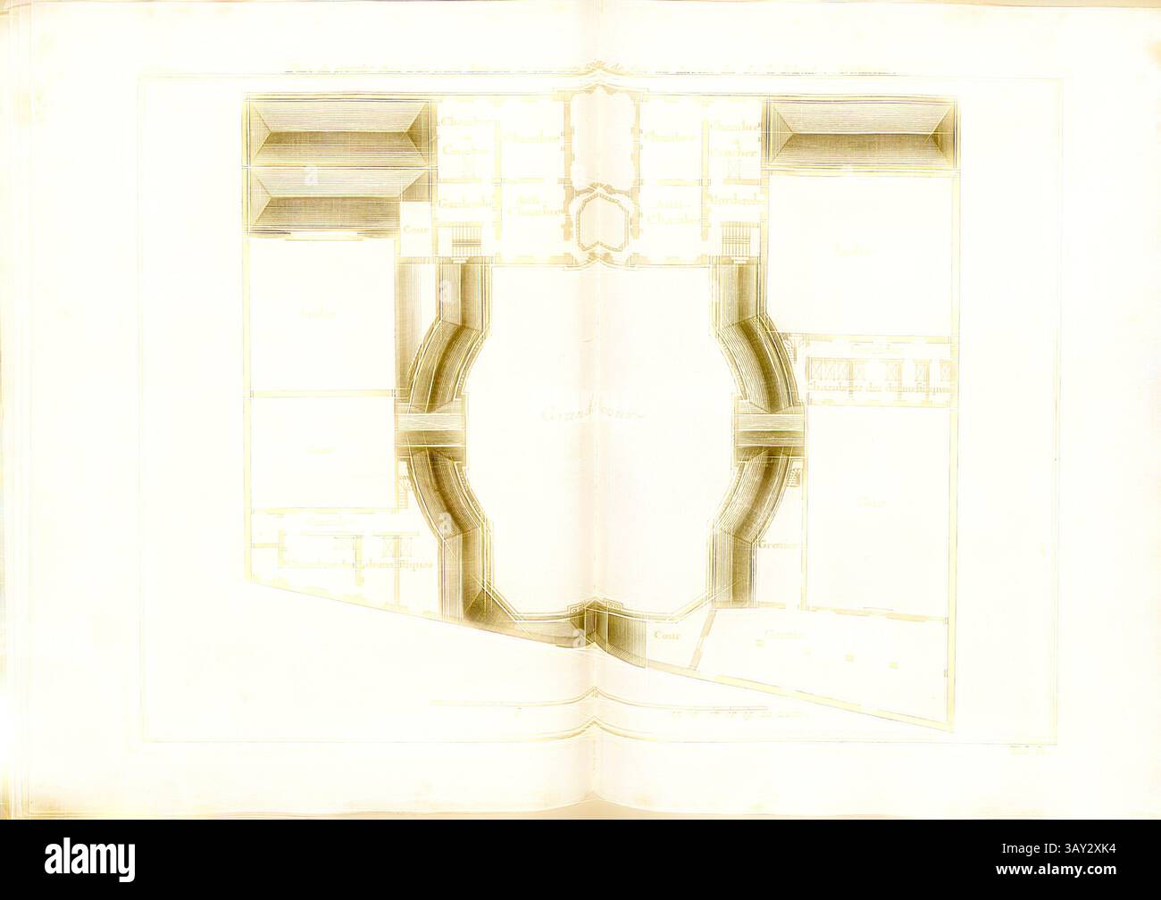 Various interconnected spaces hi-res stock photography and images - Alamy