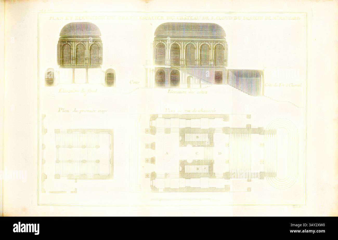 Architectural plans showcasing an elaborate building design with ...