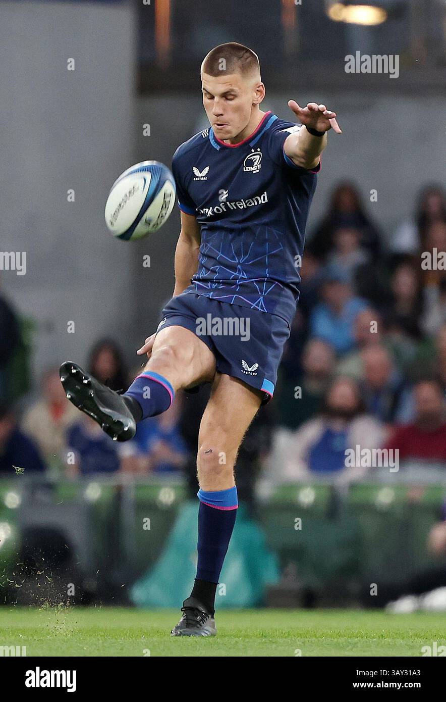 Leinster Rugby's Sam Prendergast during the Investec Champions Cup ...