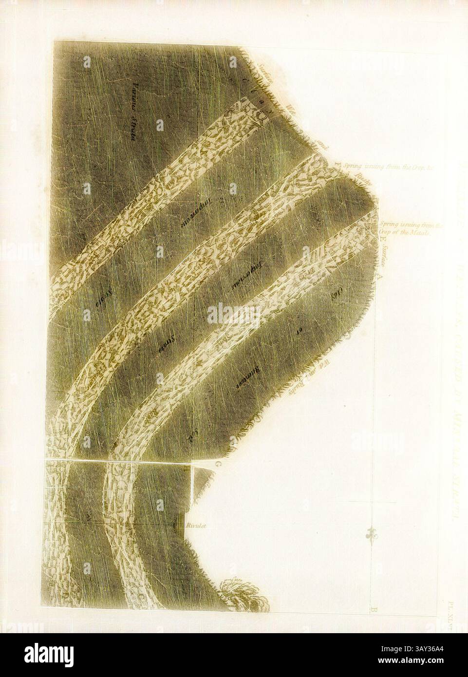 A detailed topographic map showcasing contour lines that illustrate ...