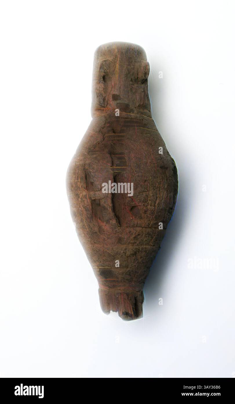 An intricately carved wooden figure resembling a bird, showcasing a ...