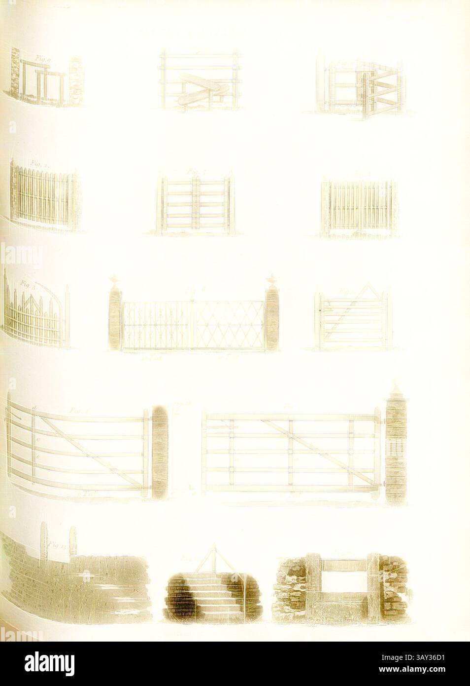 Collection of various gate designs hi-res stock photography and images ...