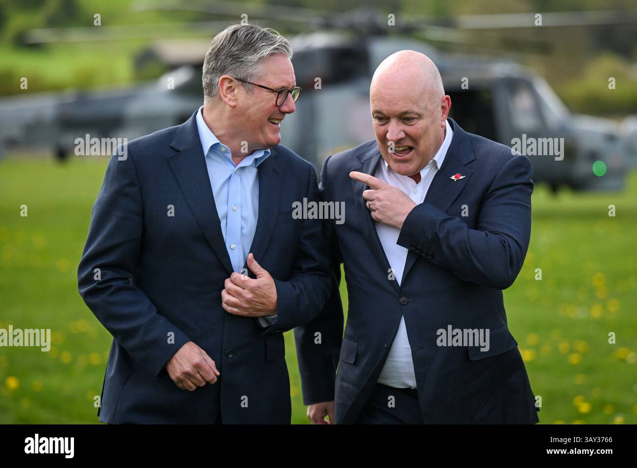 Prime Minister Sir Keir Starmer (left) and Prime Minister of New ...