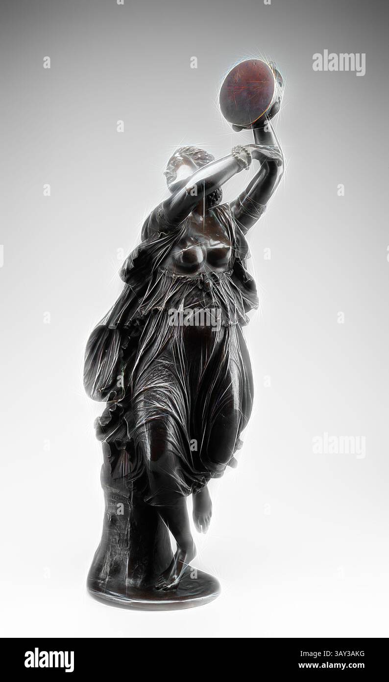 Graceful female figure gracefully raises hi-res stock photography and ...