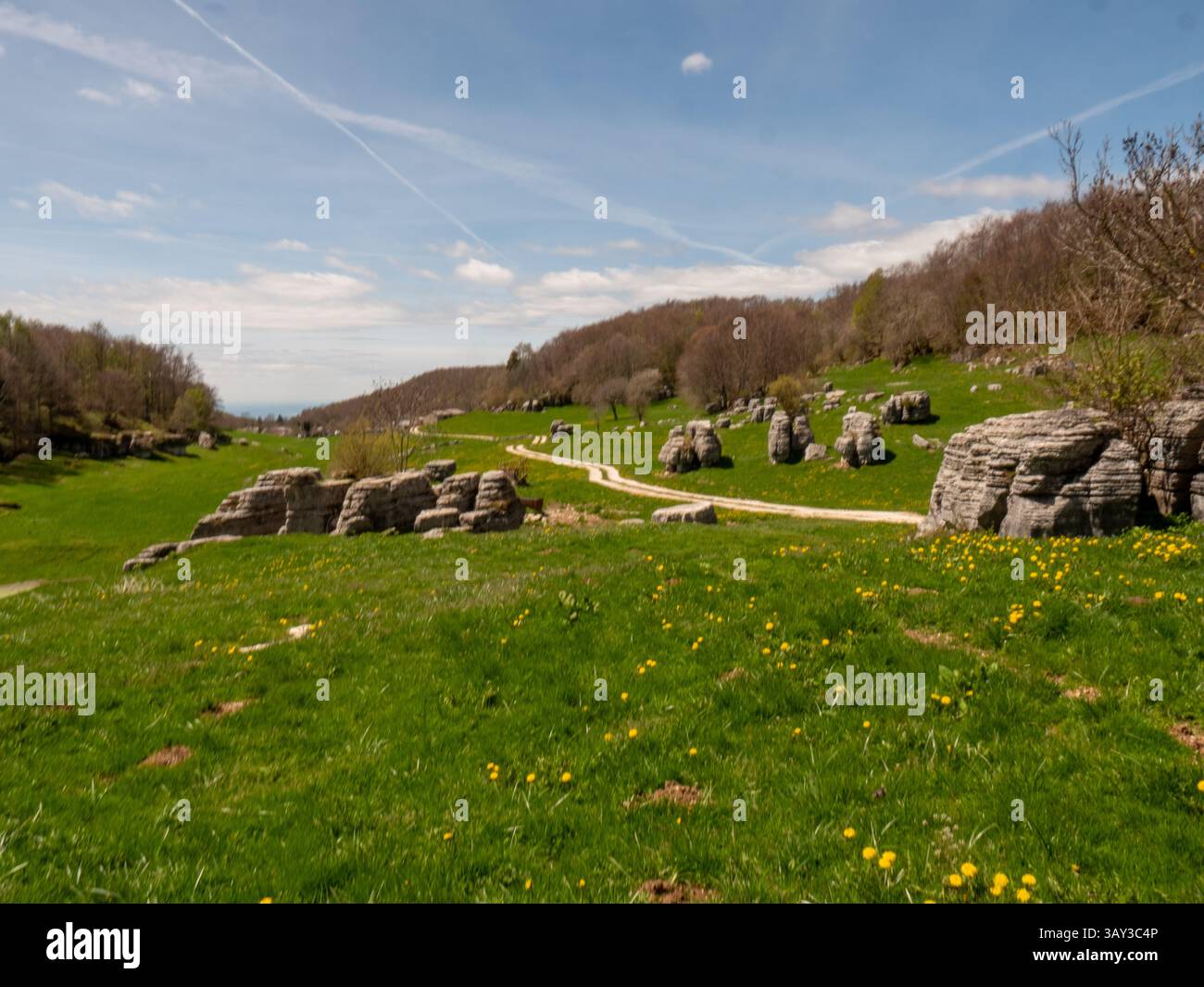 The sphinxes of Lessinia monoliths rock shaped by nature over thousands ...