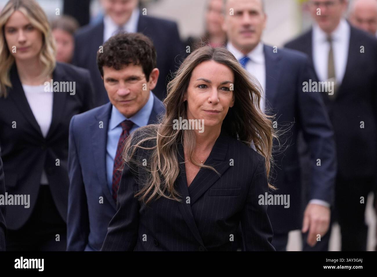 Karen Read arrives with her defense team for her trial at Norfolk ...