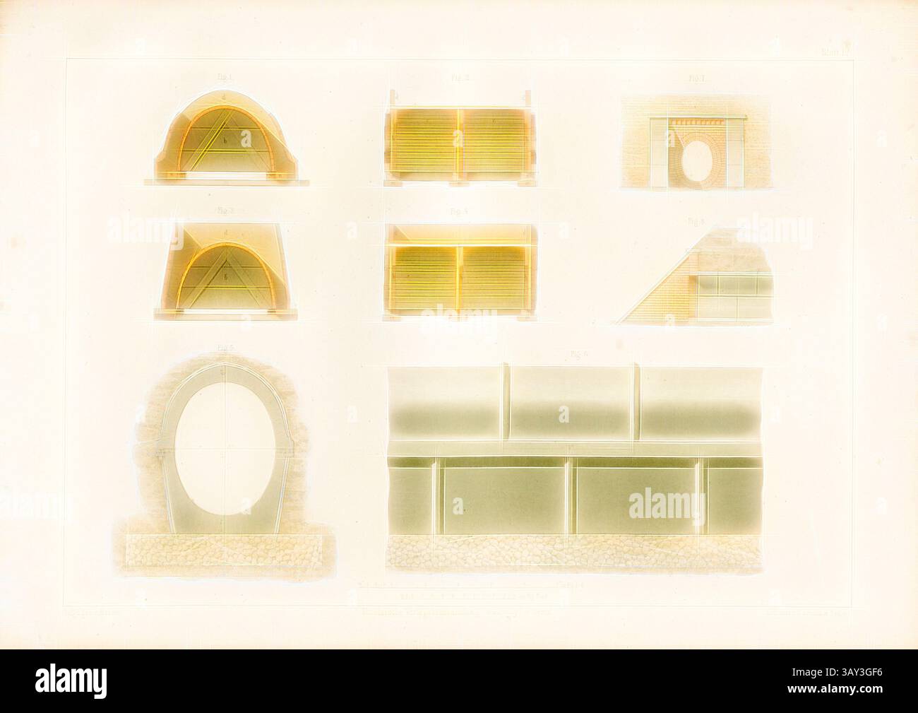 A series of architectural diagrams showcasing various structural ...