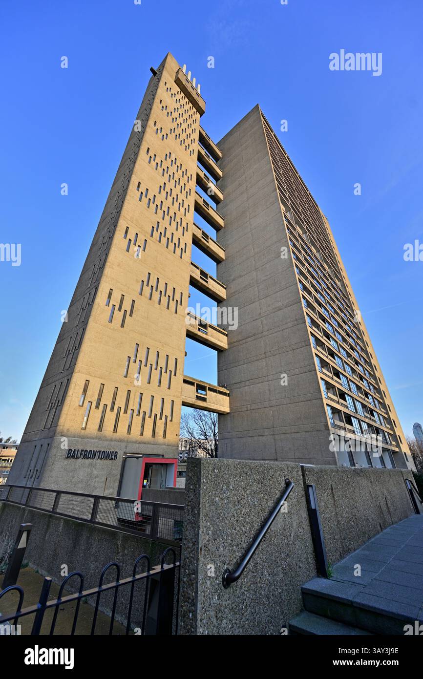 Balfron tower, Poplar, Tower Hamlets, East London, United Kingdom Stock ...
