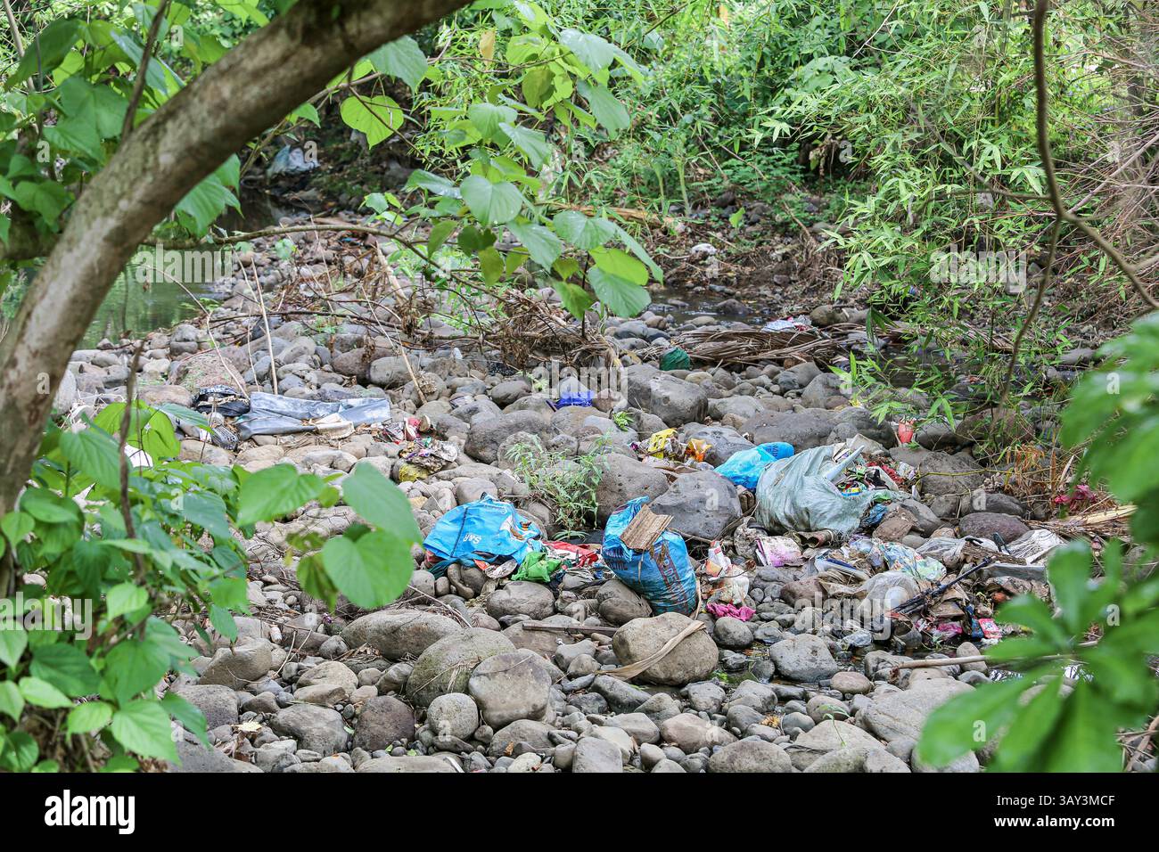 Quezon Province, Philippines. Apr 22,2025. Plastic waste, E-waste ...