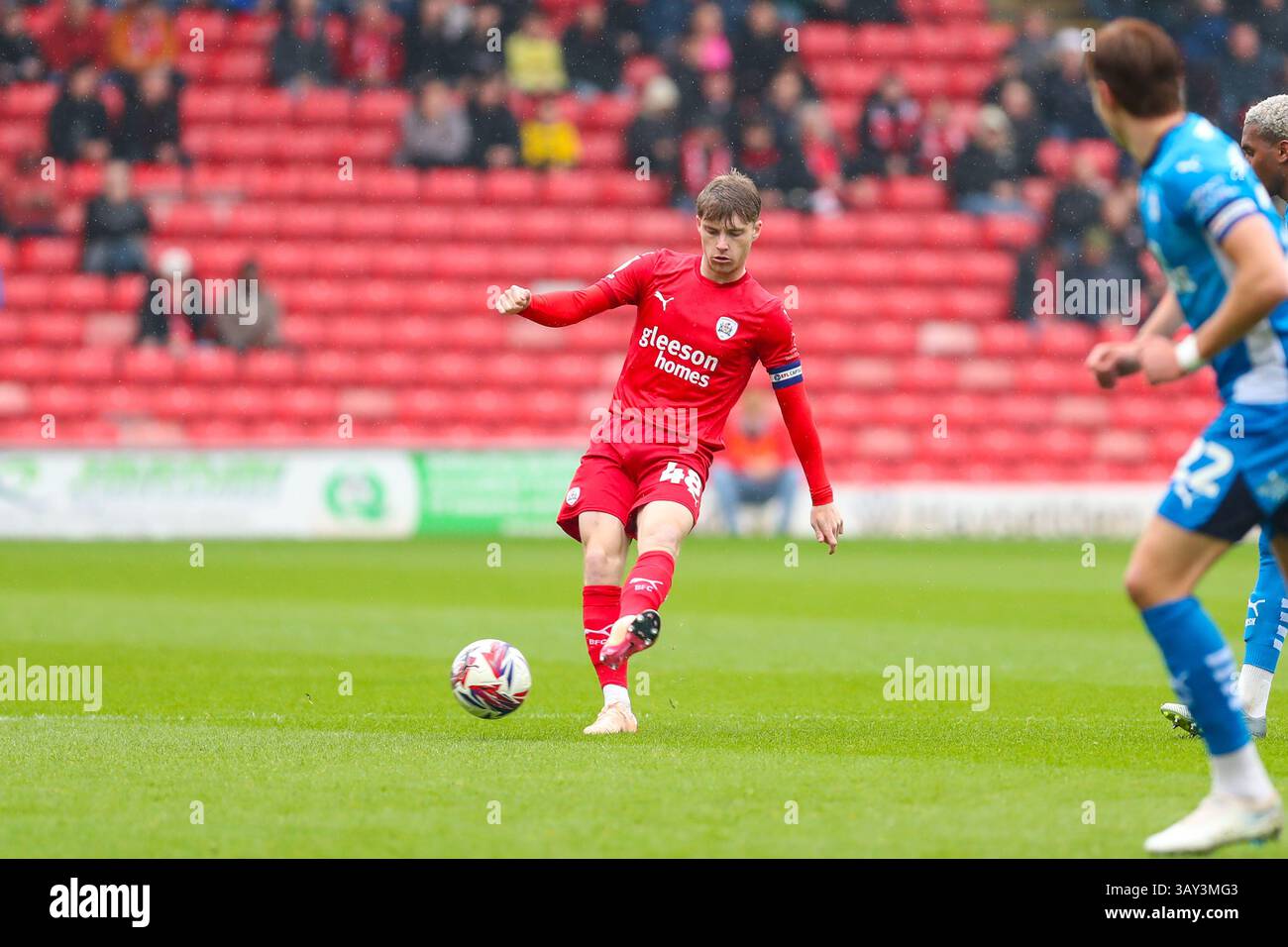 Oakwell Stadium, Barnsley, England - 21st April 2025 Luca Connell (48 ...
