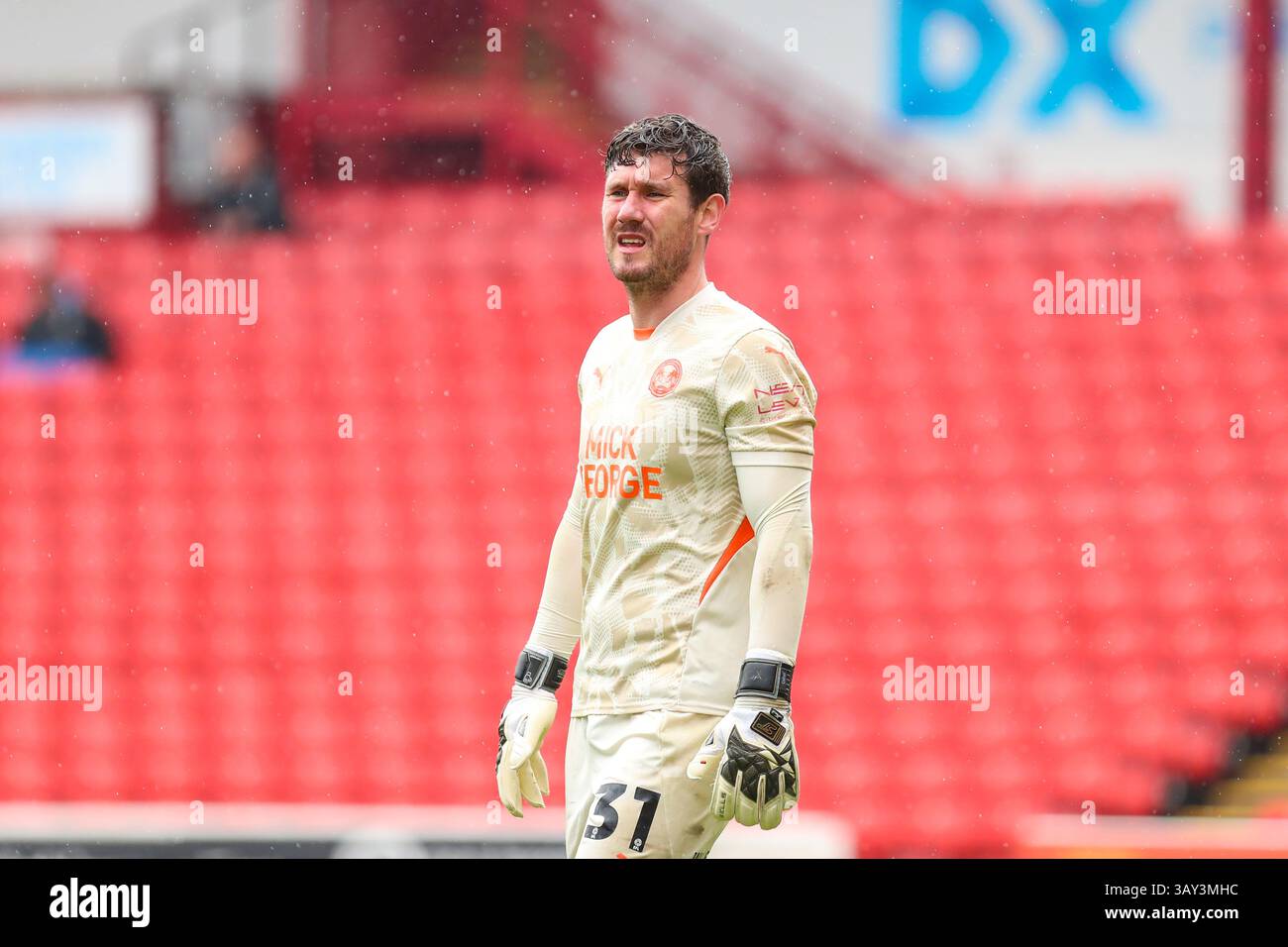 Oakwell Stadium, Barnsley, England - 21st April 2025 Jed Steer ...