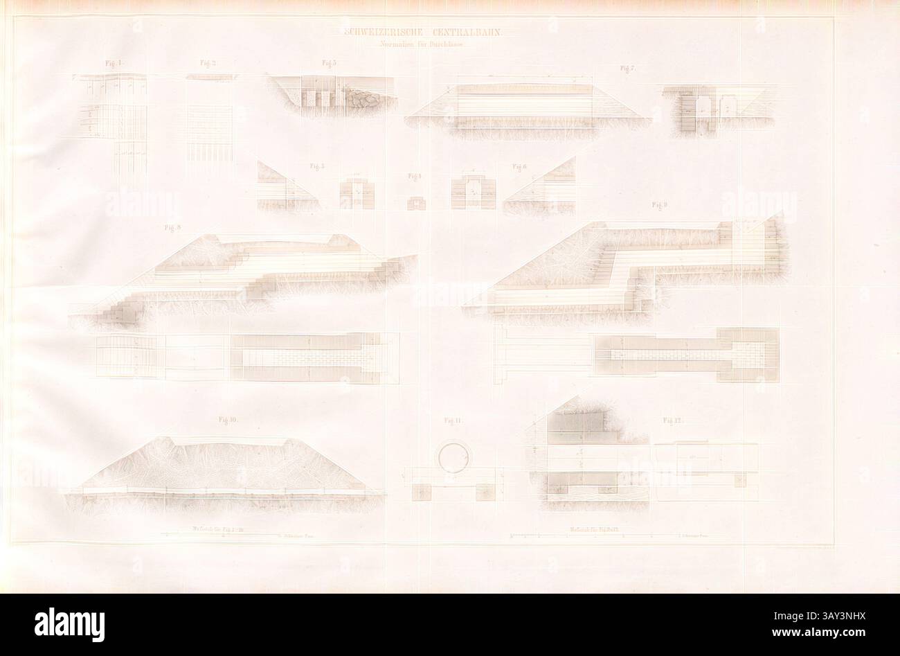 A series of architectural diagrams illustrating various structural ...