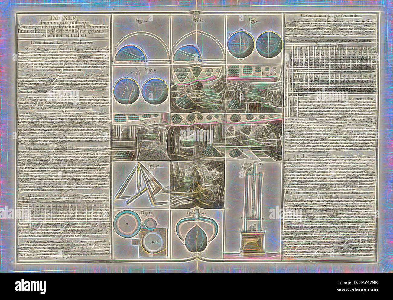 Various geometric diagrams hi-res stock photography and images - Alamy