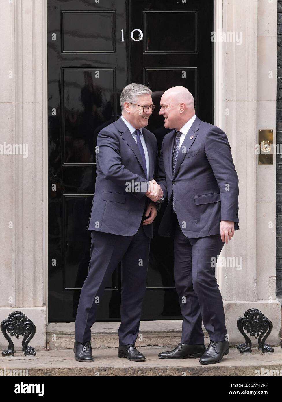 Prime Minister Sir Keir Starmer (left)welcomes Prime Minister of New ...