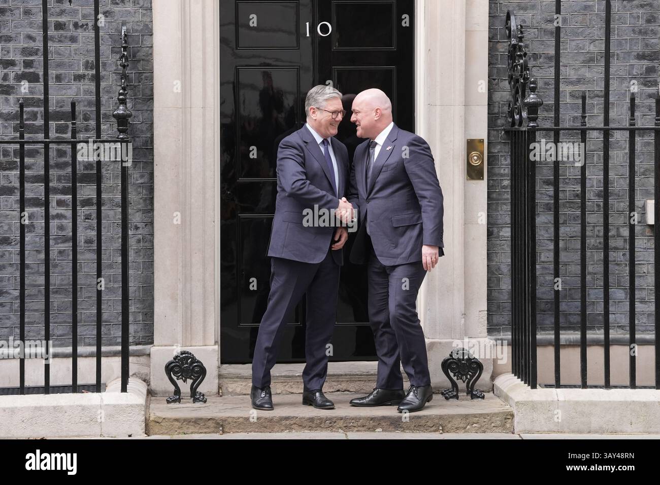 Prime Minister Sir Keir Starmer (left)welcomes Prime Minister of New ...