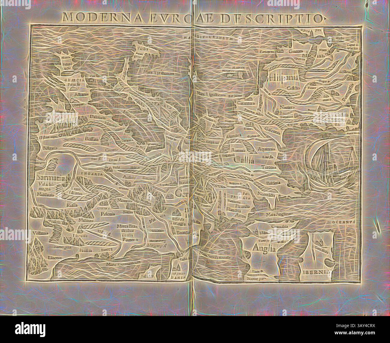 Map europe 16th century hi-res stock photography and images - Alamy