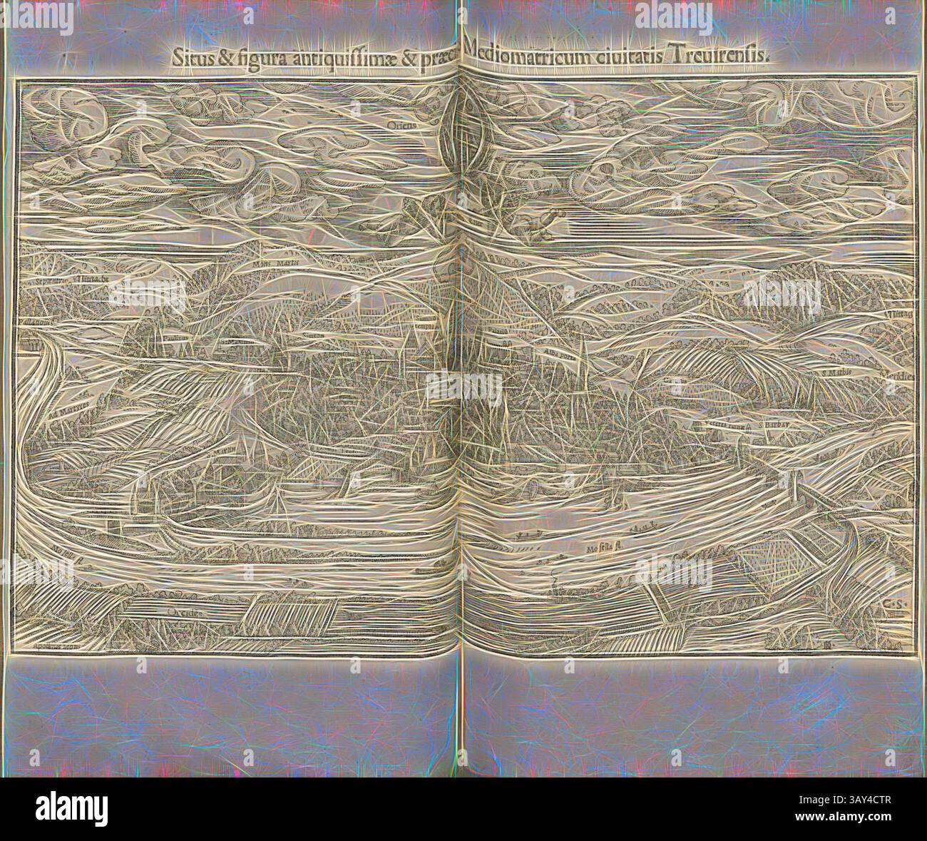 A detailed map showcasing the layout and geographical features of an ...
