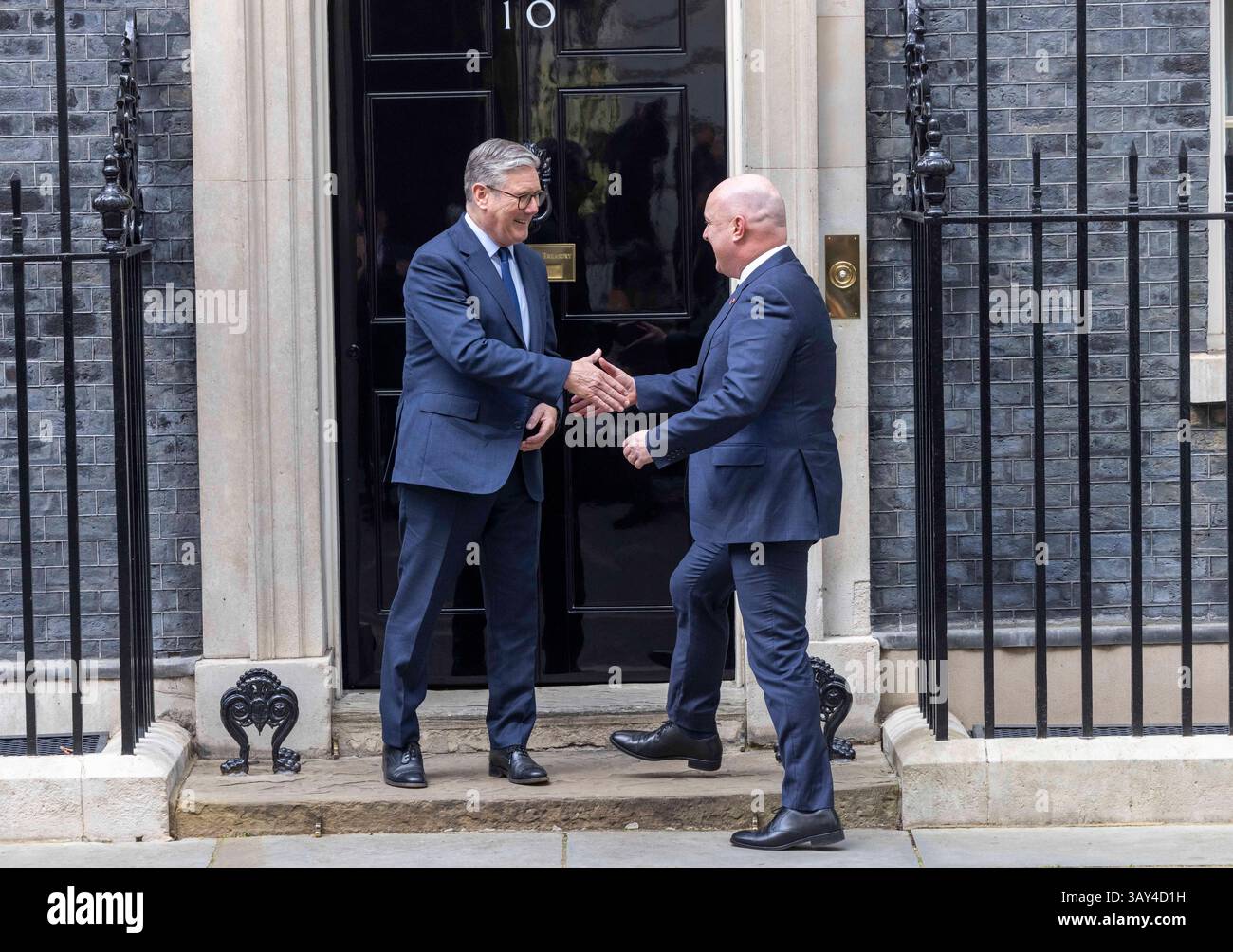 London, UK. 22nd Apr, 2025. British Prime Minister, Keir Starmer, meets ...