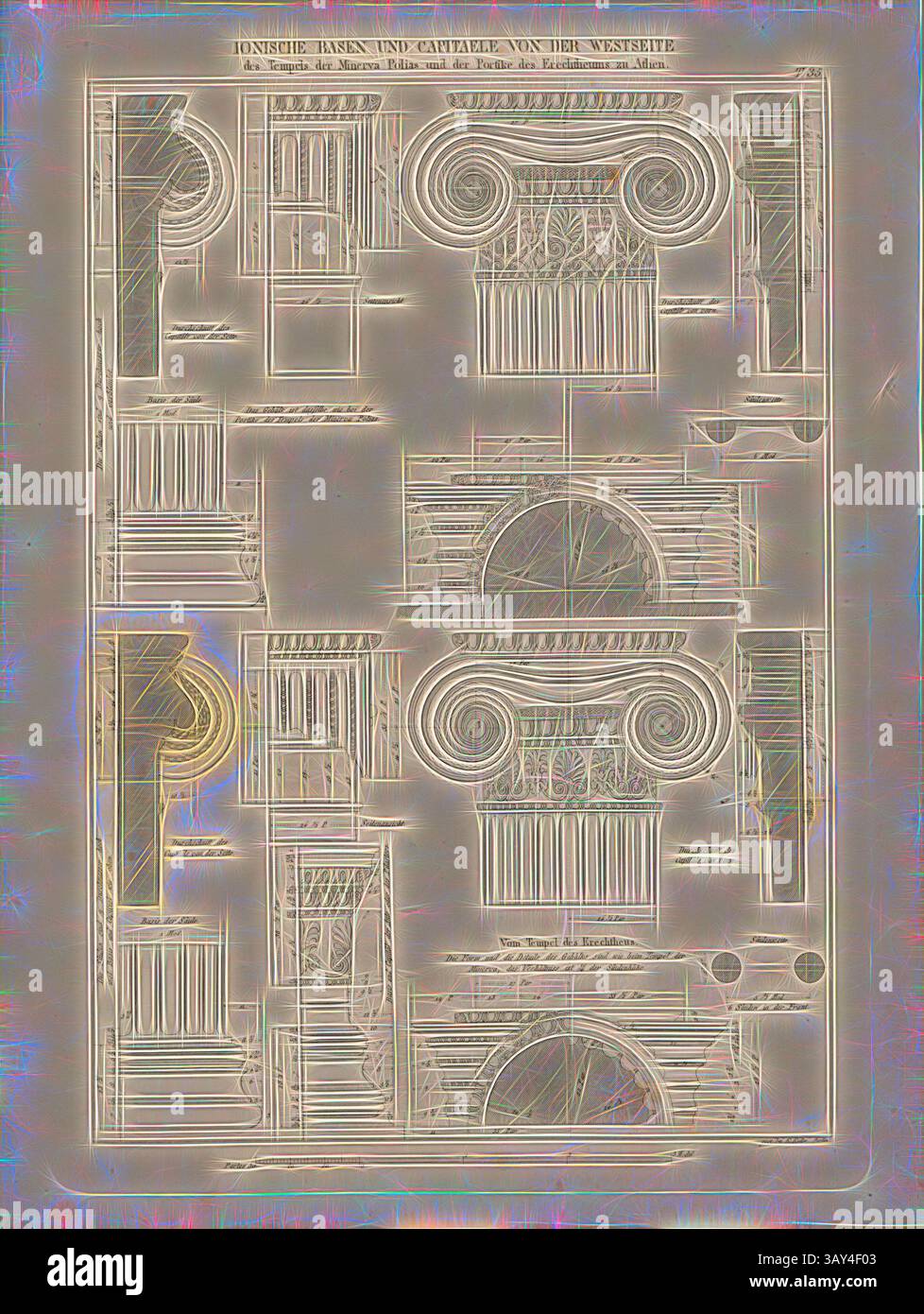 Various styles of column capitals hi-res stock photography and images ...