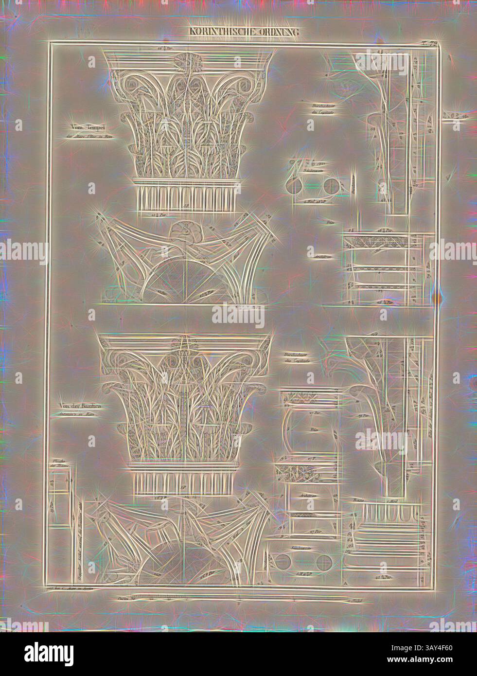 Showcasing various designs of corinthian columns hi-res stock ...