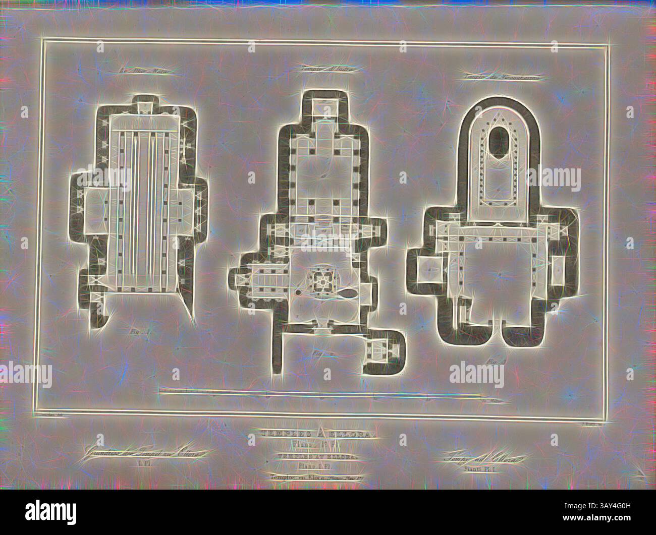 Three distinct floor plans hi-res stock photography and images - Alamy