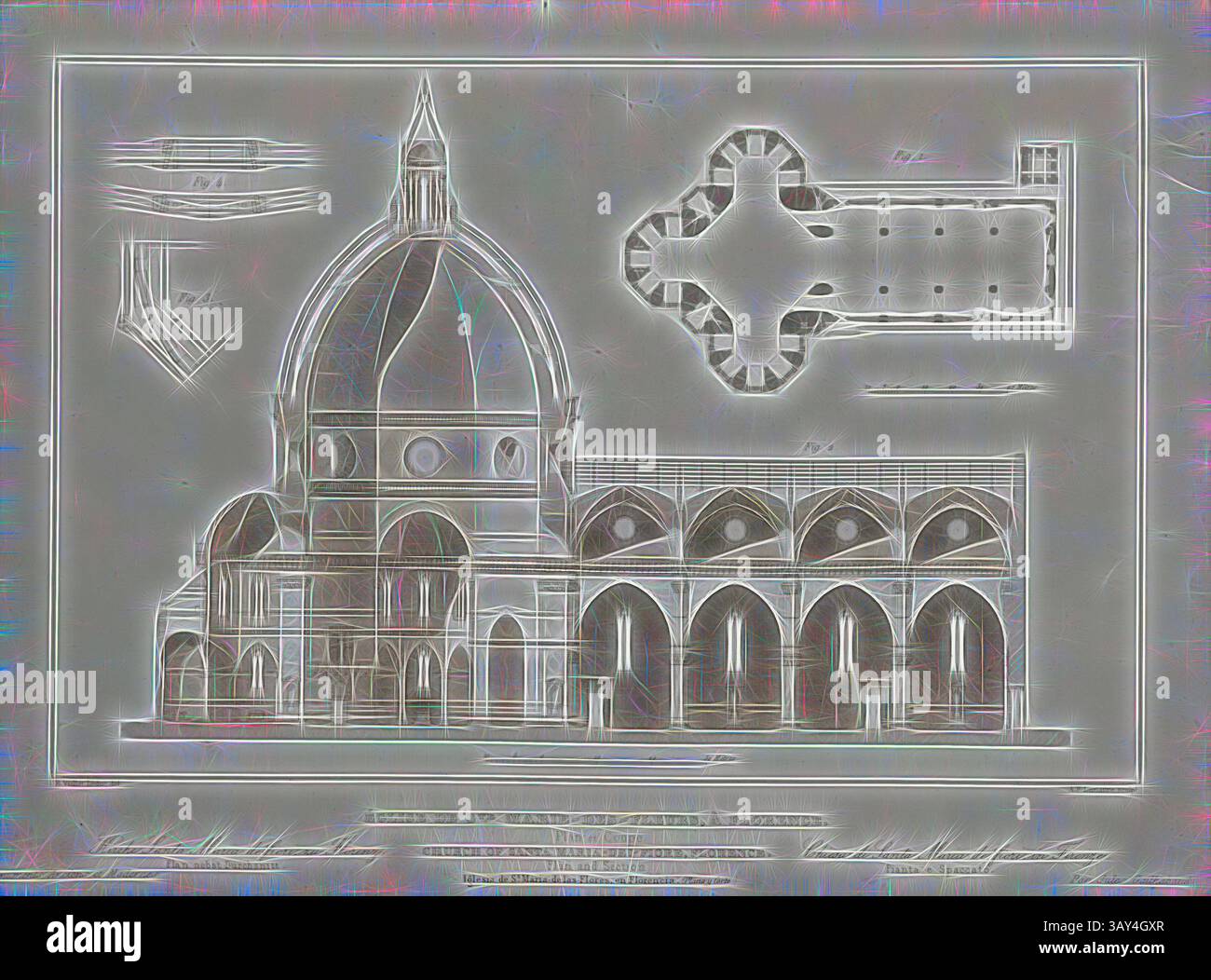 Santa maria del fiore floor plan hi-res stock photography and images ...