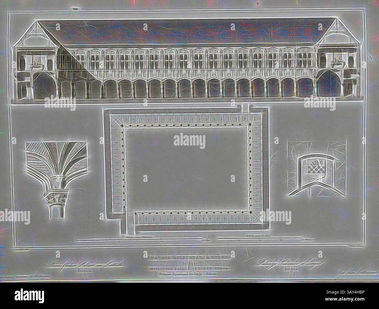 Central courtyard layout hi-res stock photography and images - Alamy