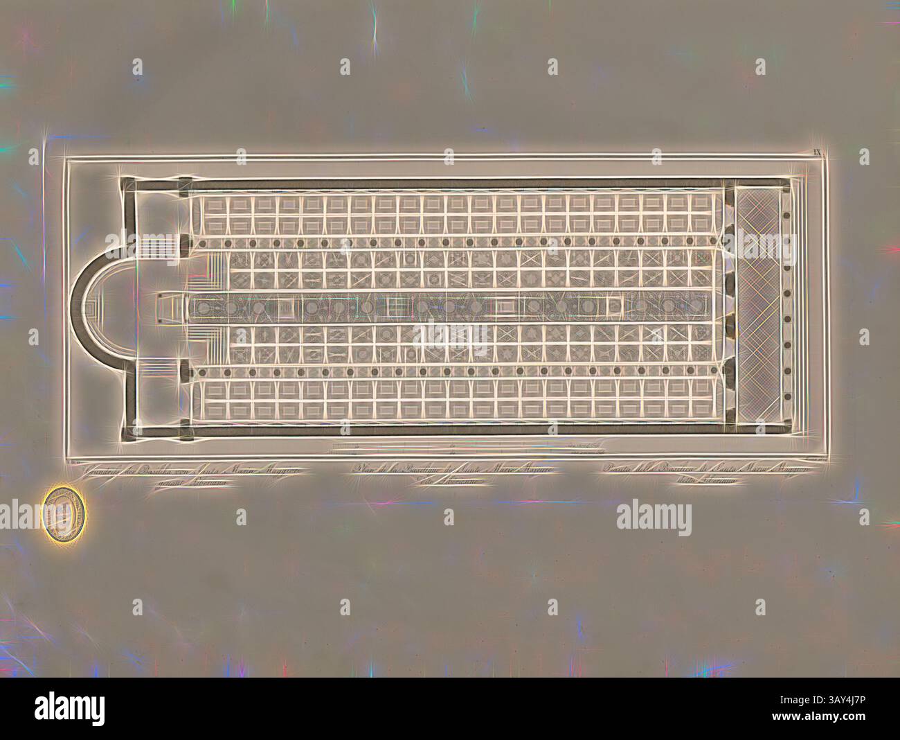 Floor plan of the basilica santa maria hi-res stock photography and ...