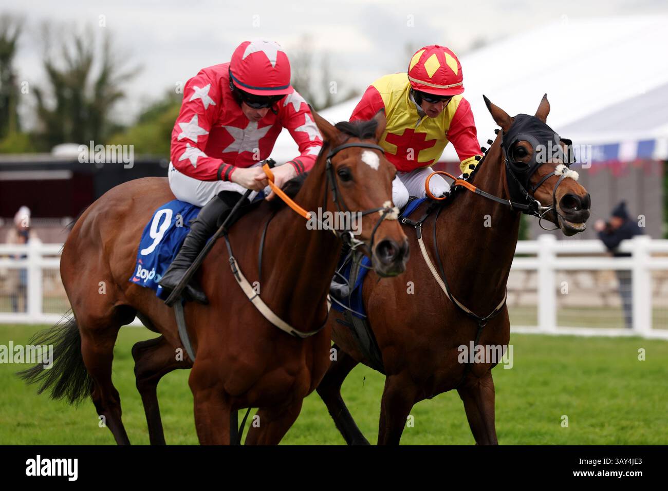 Kiltealy Park ridden by Philip Donovan (right) on their way to winning ...