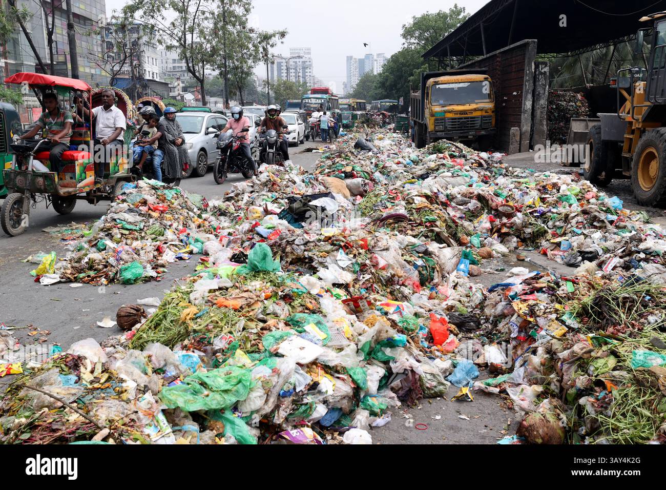 Dhaka, Bangladesh - April 22, 2025: Dhaka North City Corporation ...