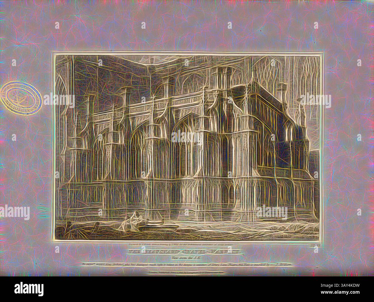 A mesmerizing view of intricate architectural details, showcasing ...