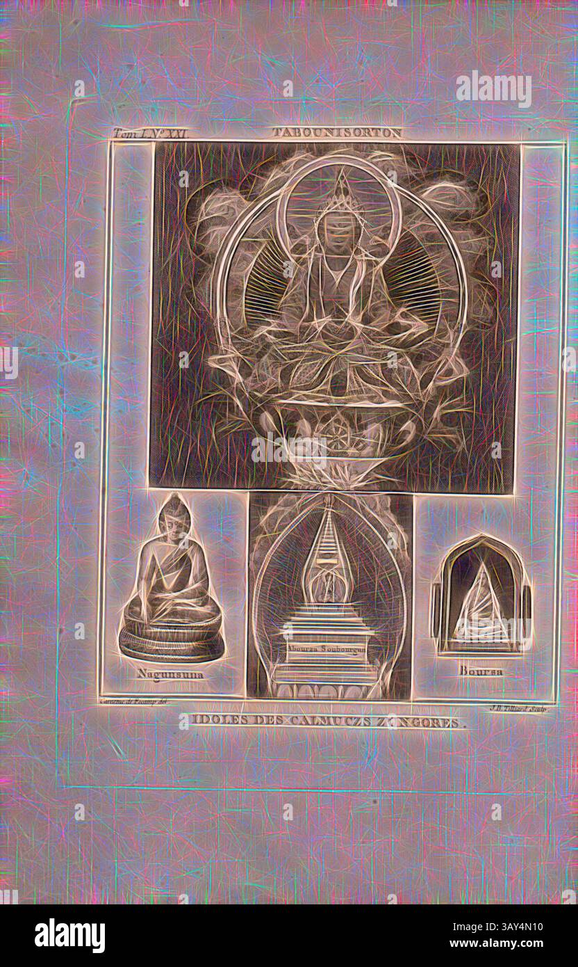 Depictions of two additional figures hi-res stock photography and ...