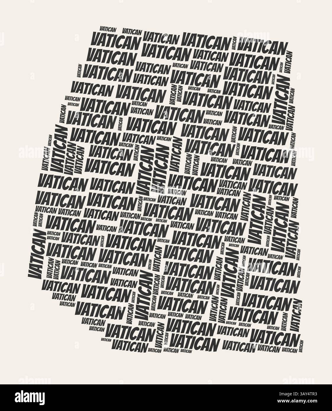 Vatican City Word Cloud. Country with regions division. Vatican City ...