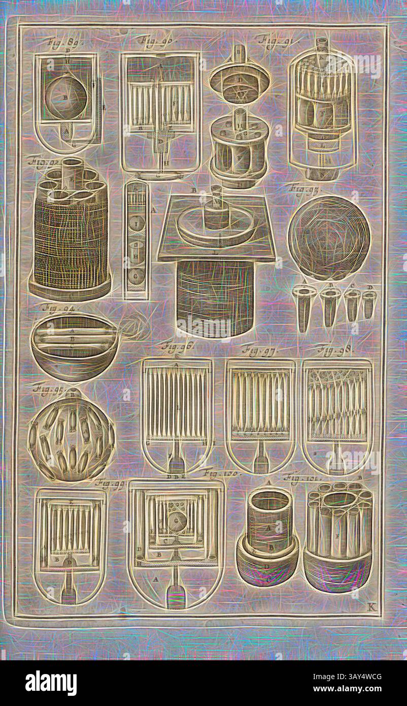 A collection of technical illustrations depicting various devices and ...