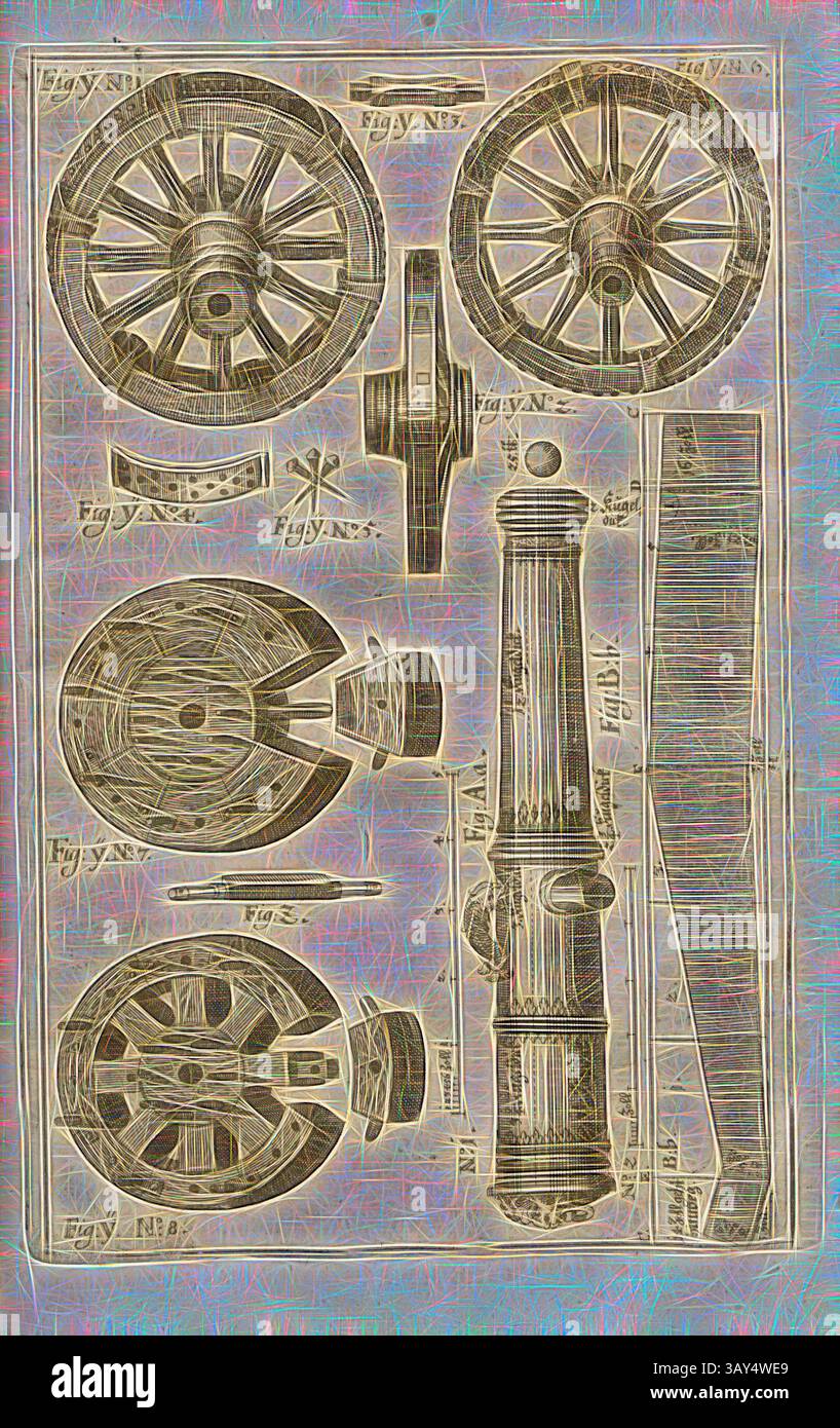 Detailed illustration of various components hi-res stock photography ...
