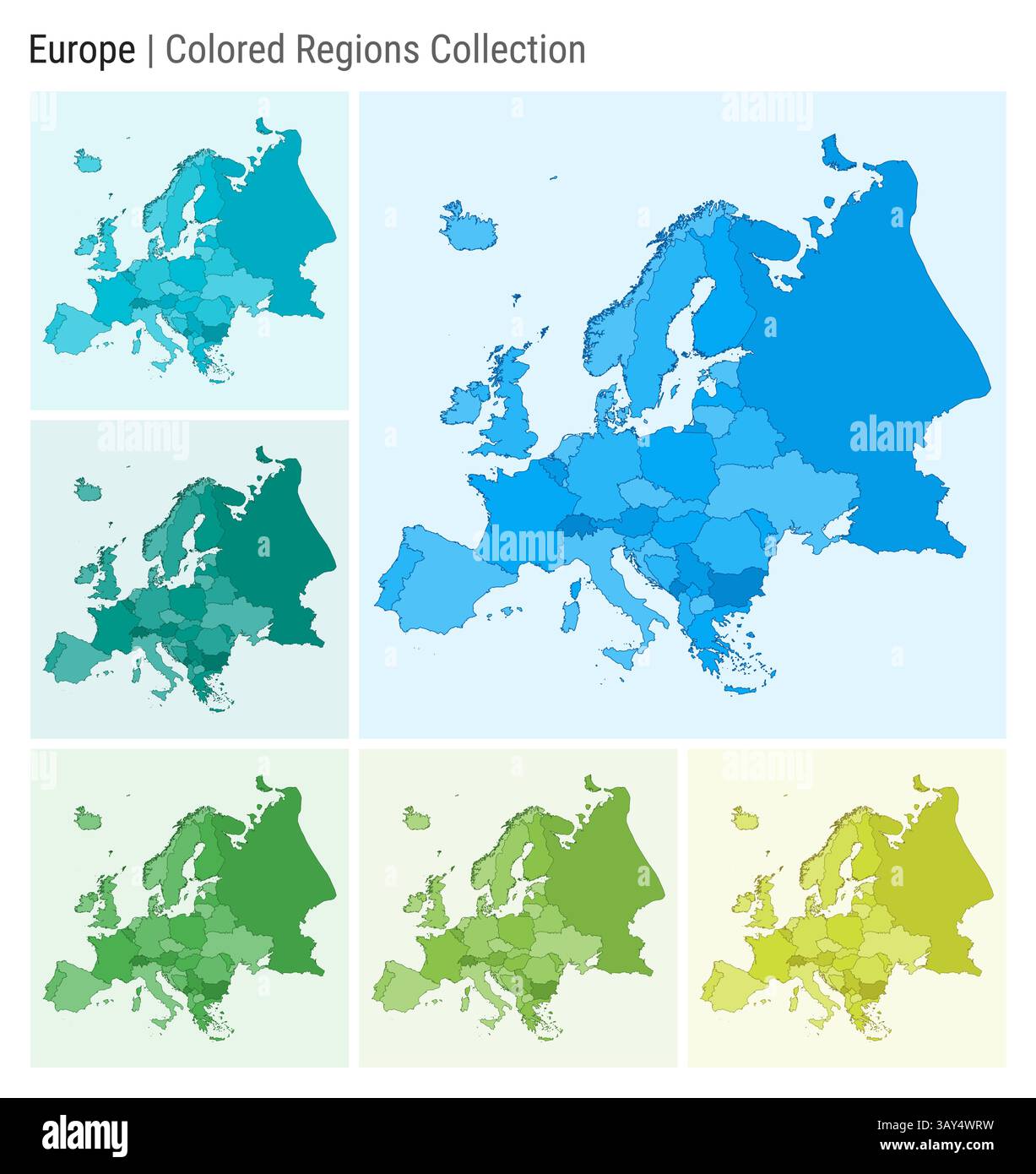 Europe map countries hi-res stock photography and images - Alamy