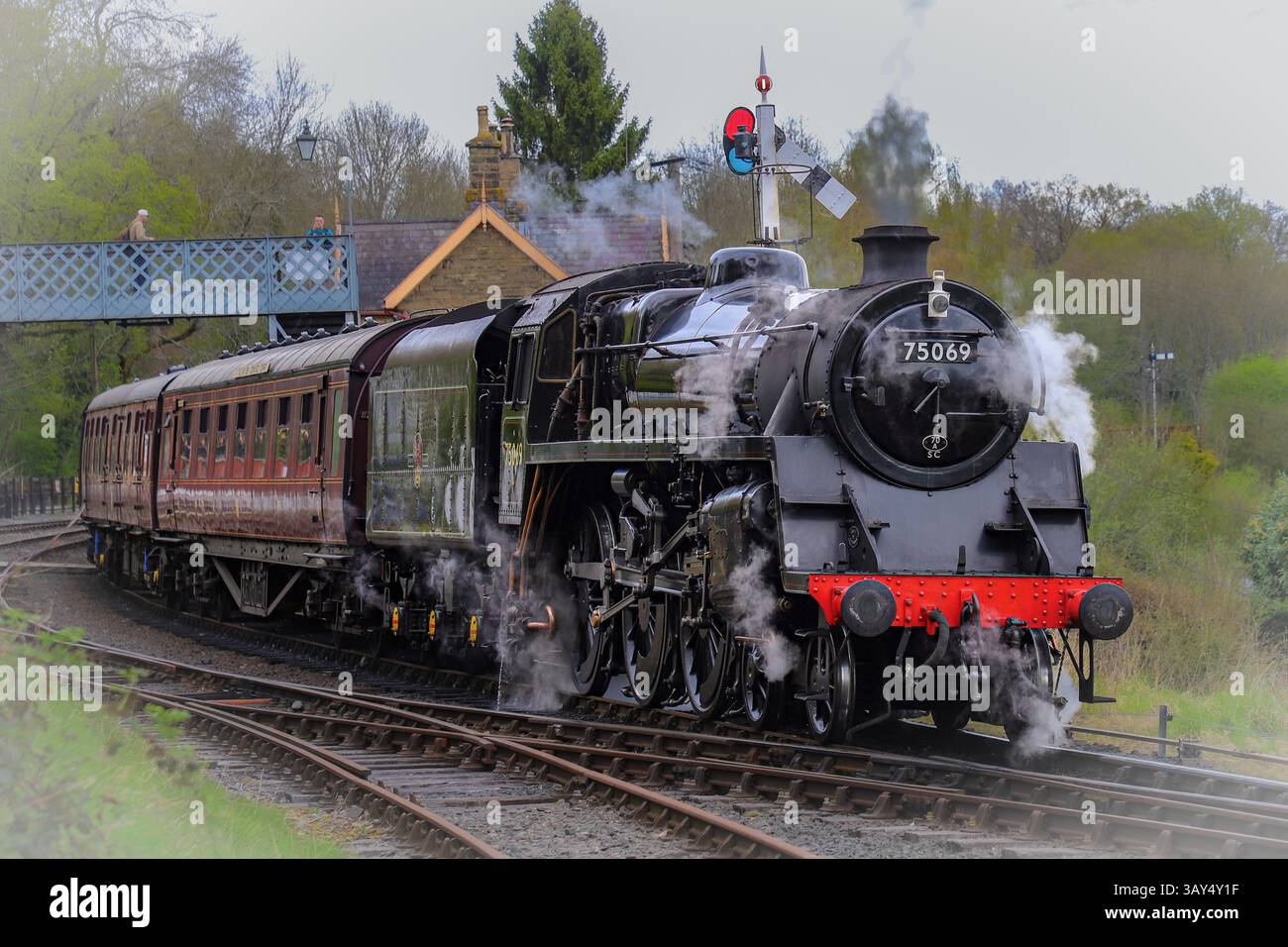 Steam train valves hi-res stock photography and images - Alamy