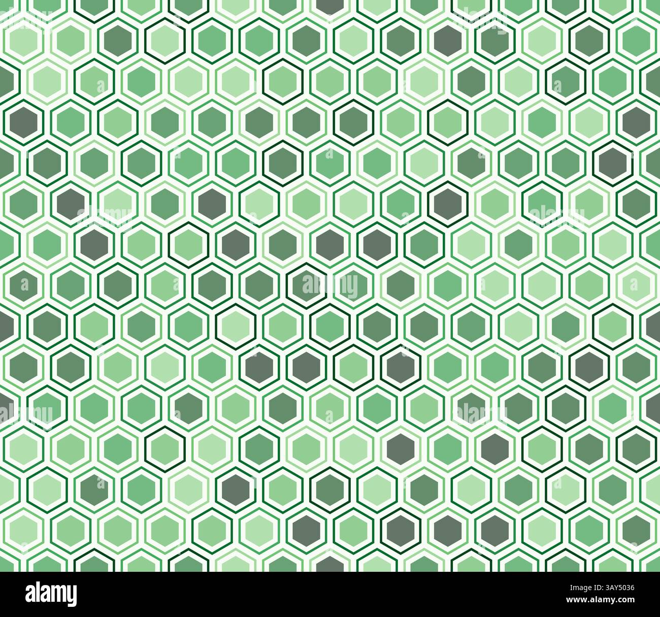 Hexagon grid background. Hexagon mosaic background with inner solid ...