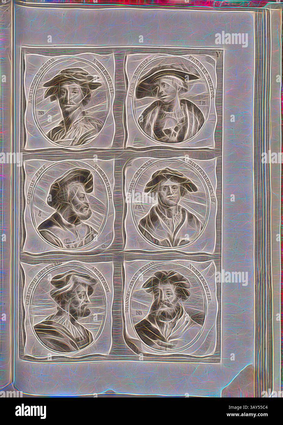 Collection of six classical portraits hi-res stock photography and ...