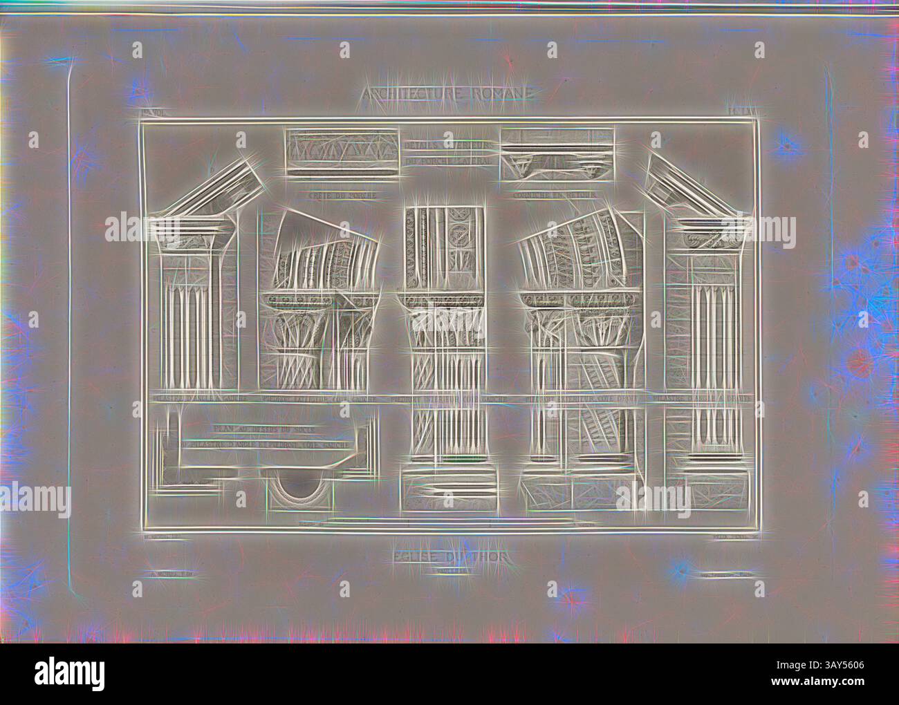 Decorative motifs characteristic of classical architecture hi-res stock ...