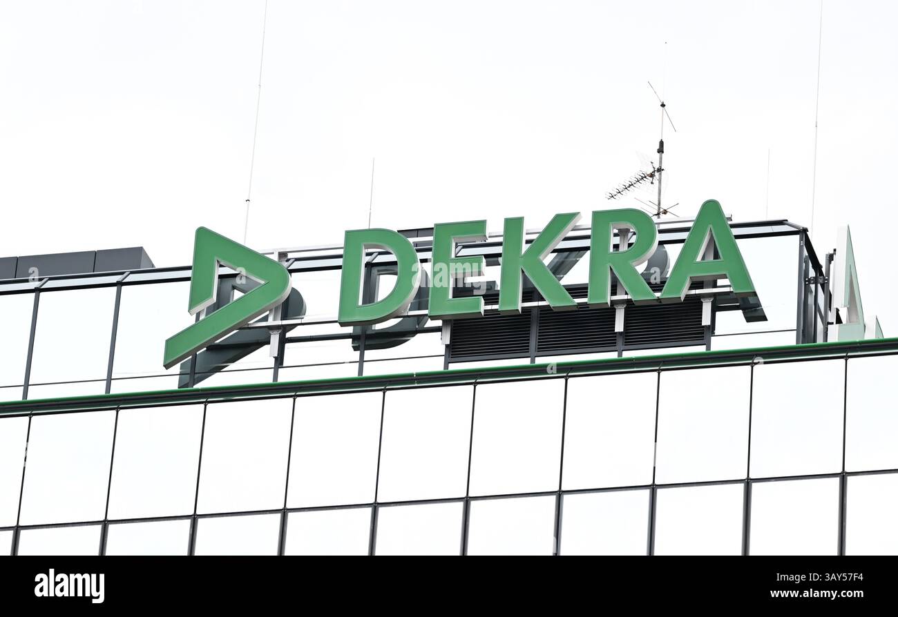 22 April 2025, Baden-Württemberg, Stuttgart: The logo of the testing ...