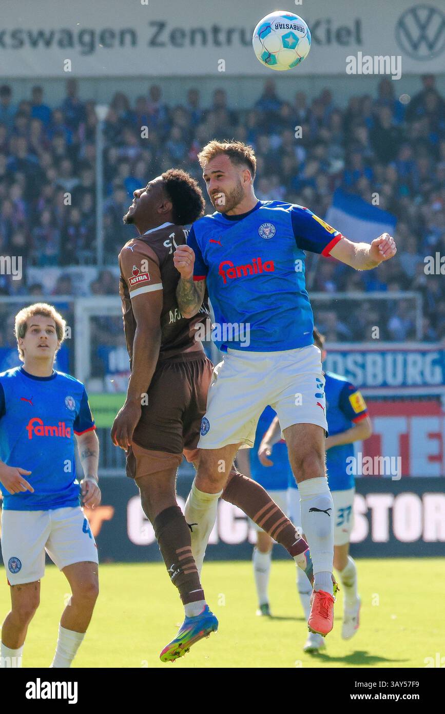 Kiel, Germany. 12th Apr, 2025. Soccer: Bundesliga, Holstein Kiel - FC ...